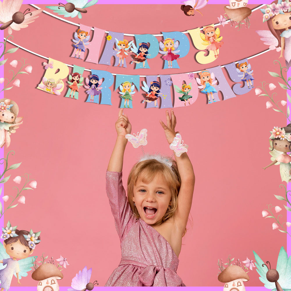 Magical Land Theme Happy Birthday Banner - Festiko