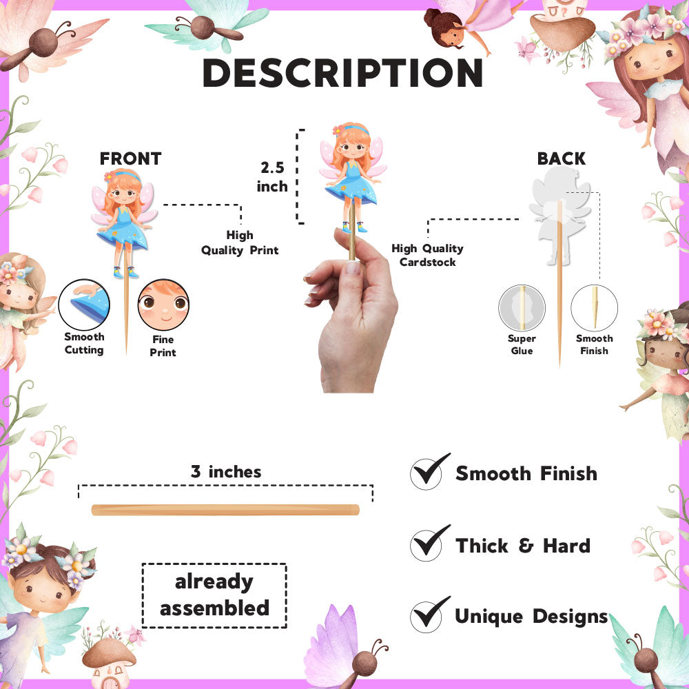 Magical Land Theme Cupcake Toppers – Festiko